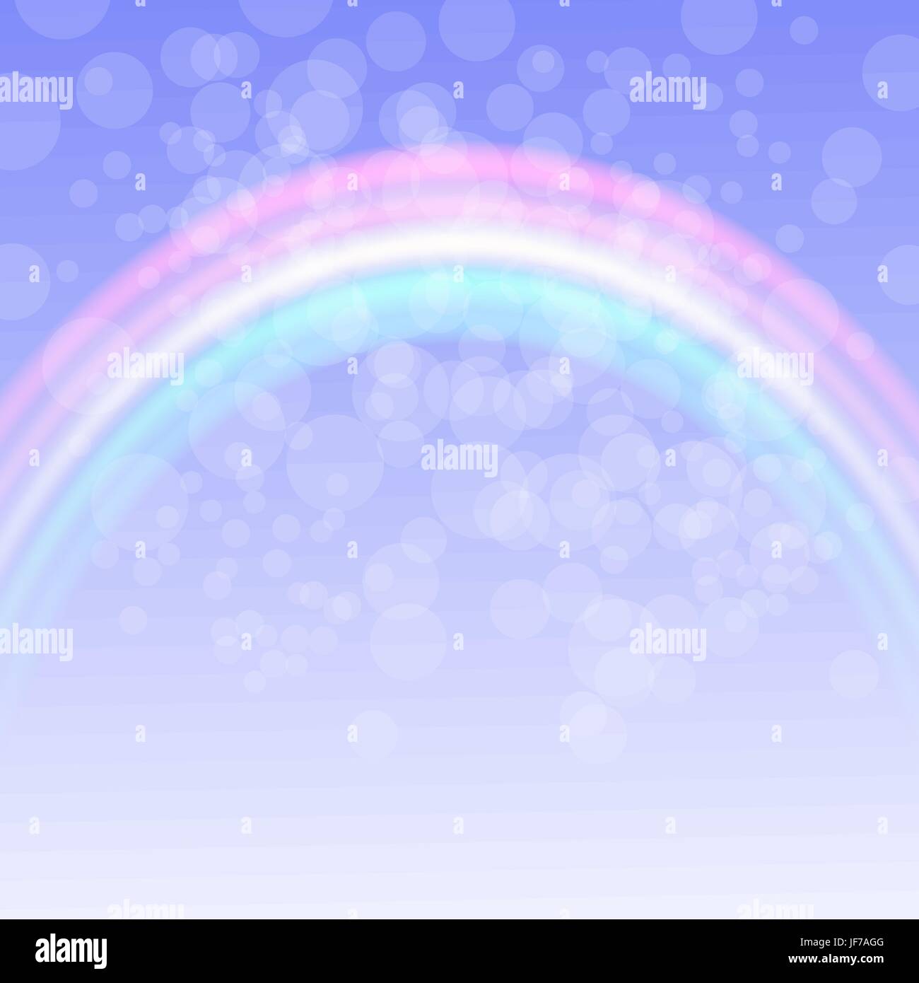 Rainbow on Spring Sky. Natural background with rainbow Stock Vector ...