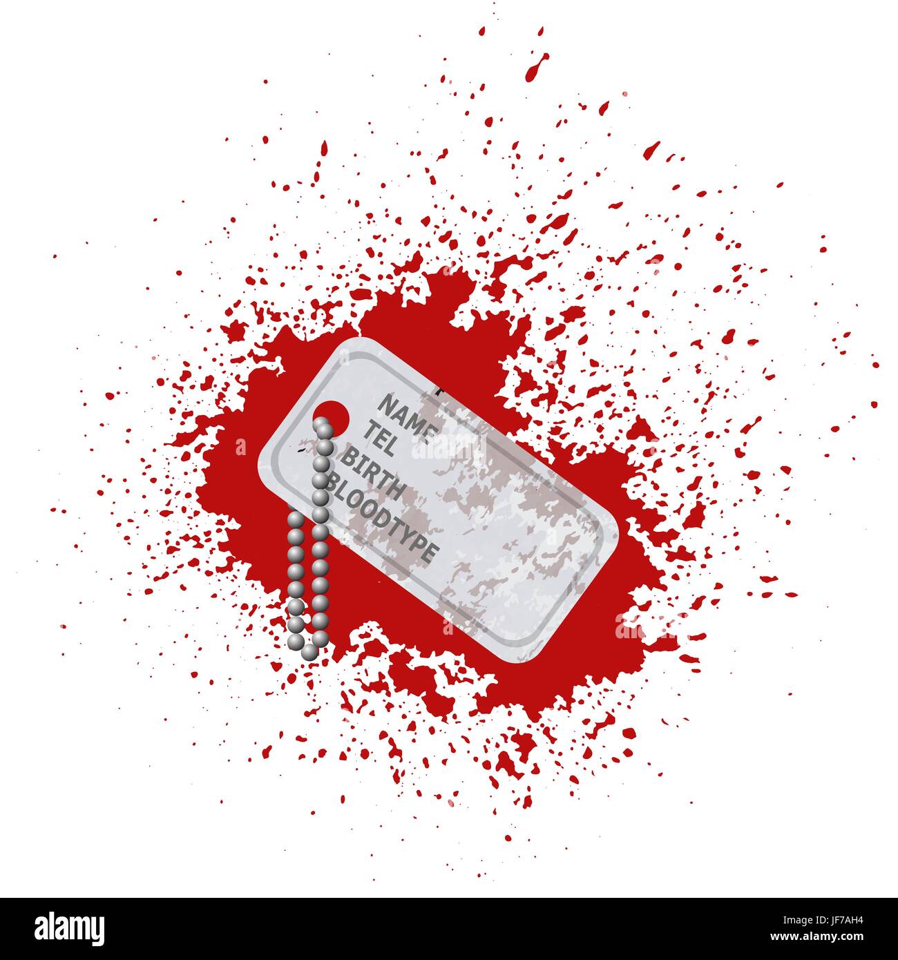 Grey background with blood Cut Out Stock Images & Pictures - Alamy