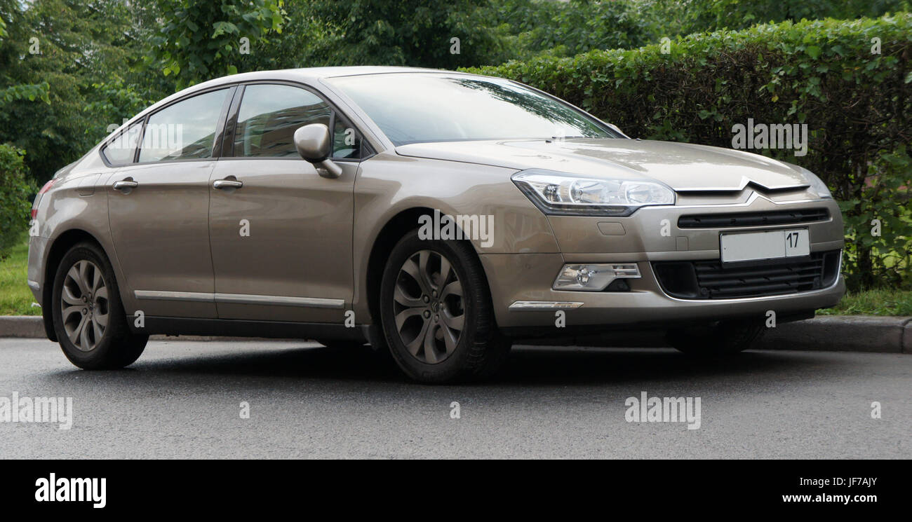 view of modern Citroen Stock Photo - Alamy