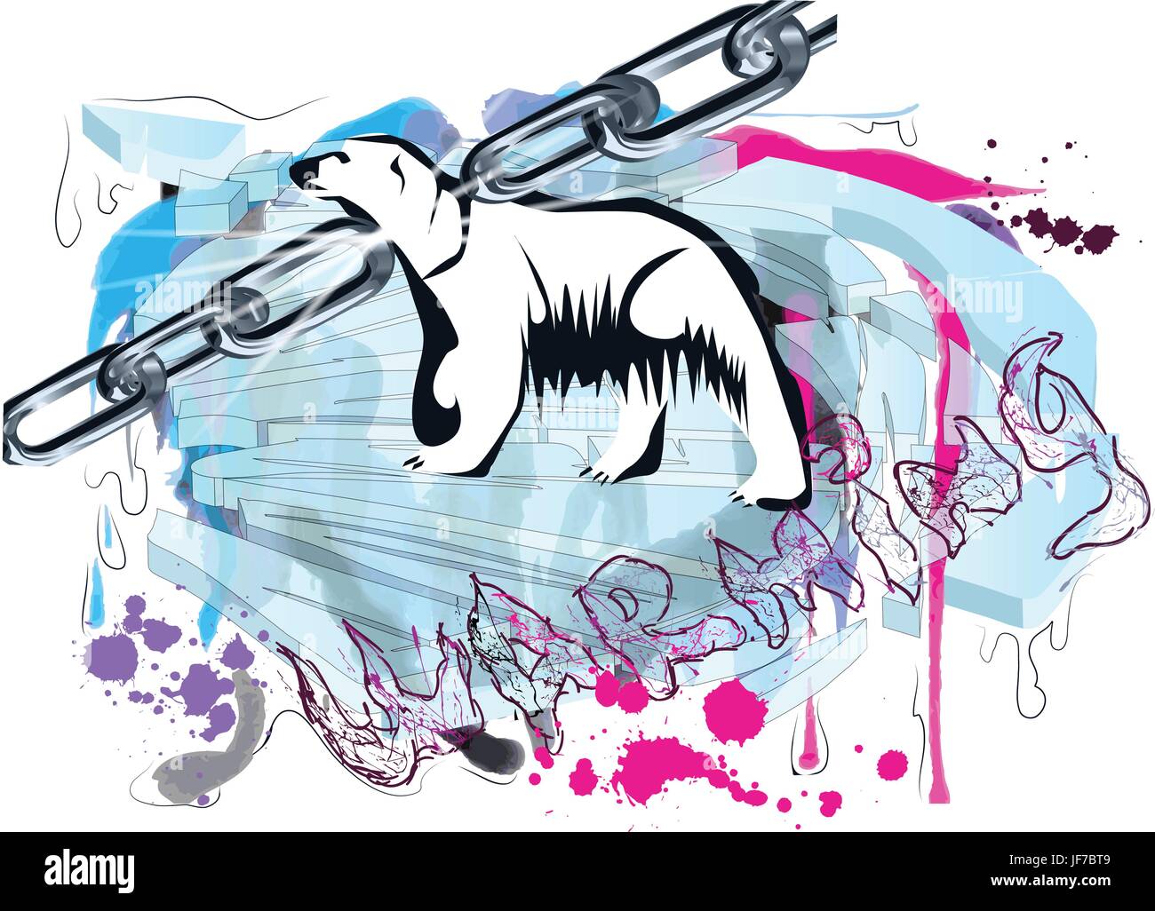 Frost ice damage Stock Vector Images - Alamy