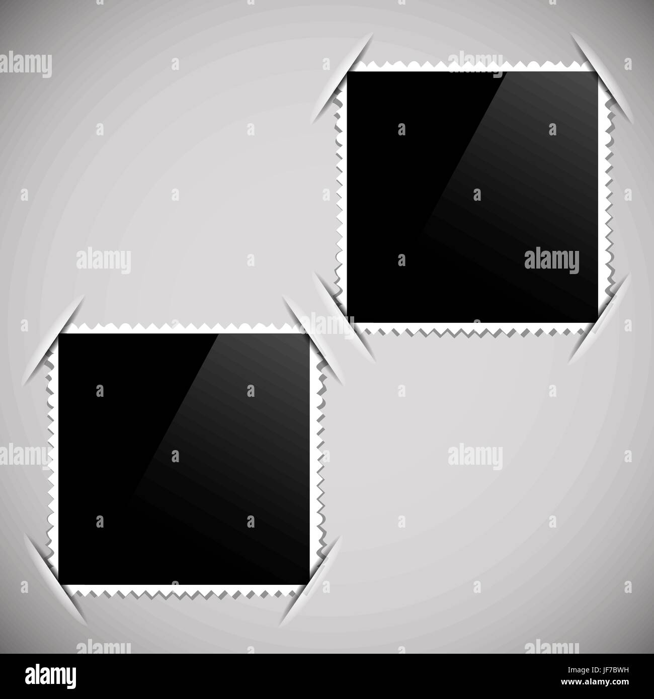 Two Photo Frames on Grey Background Stock Vector Image & Art - Alamy