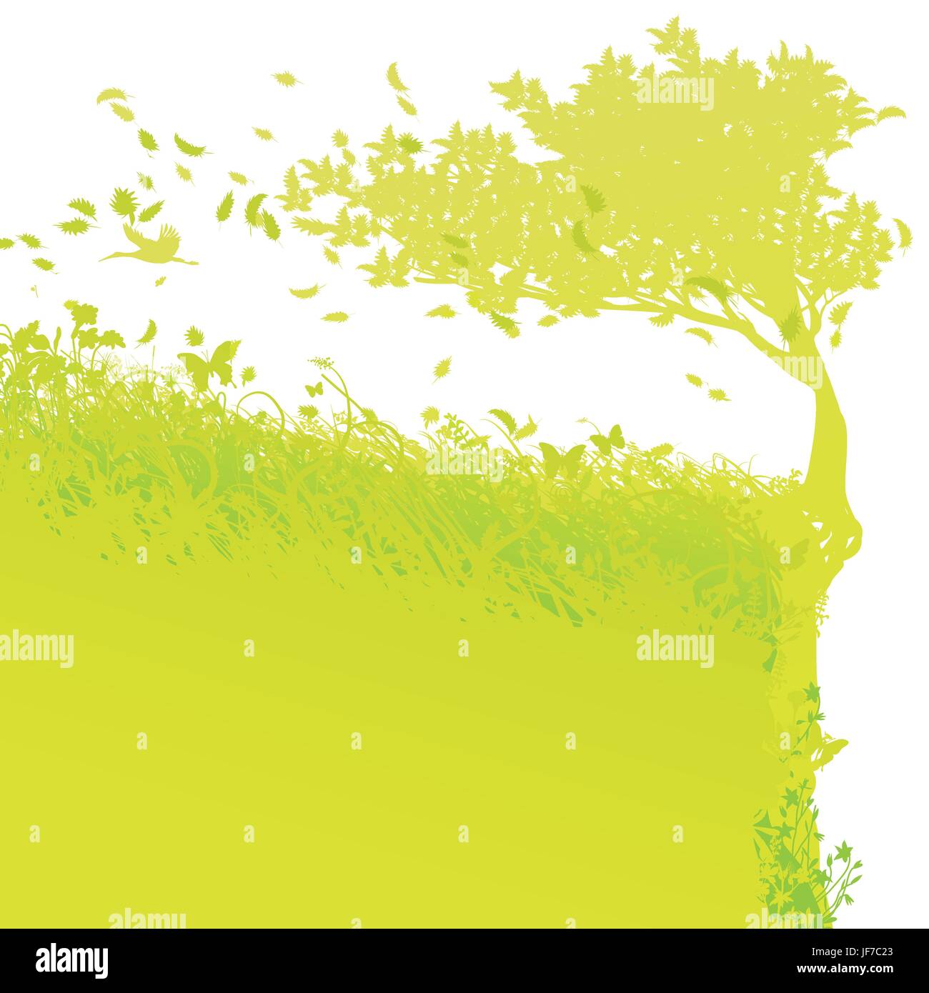 tree on destruction and risk Stock Vector Image & Art - Alamy