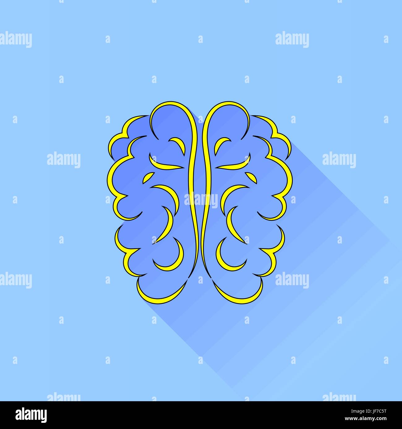 Human Brain Icon Stock Vector Image & Art - Alamy