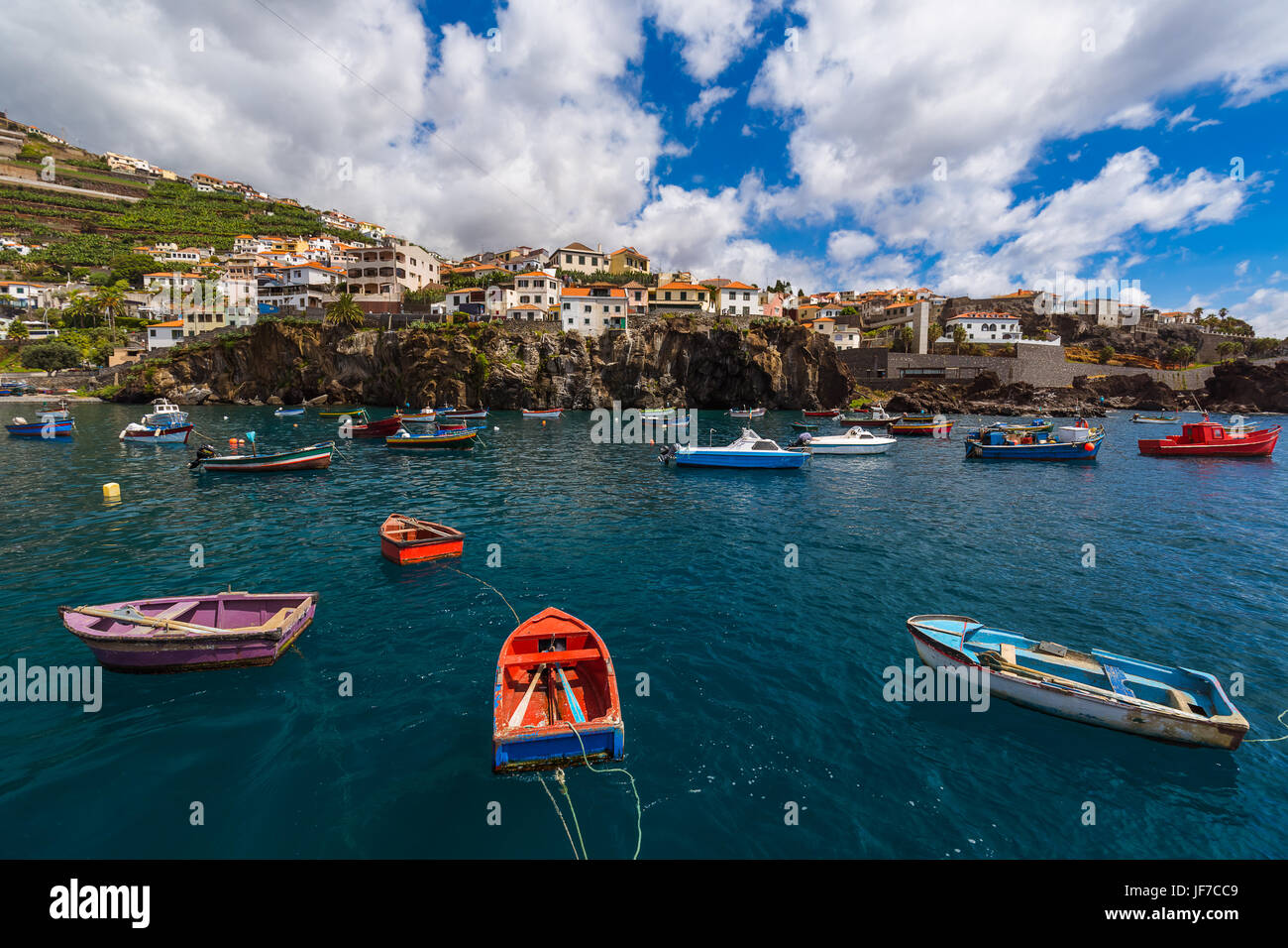 Town Camara de Lobos - Madeira Portugal Stock Photo - Alamy