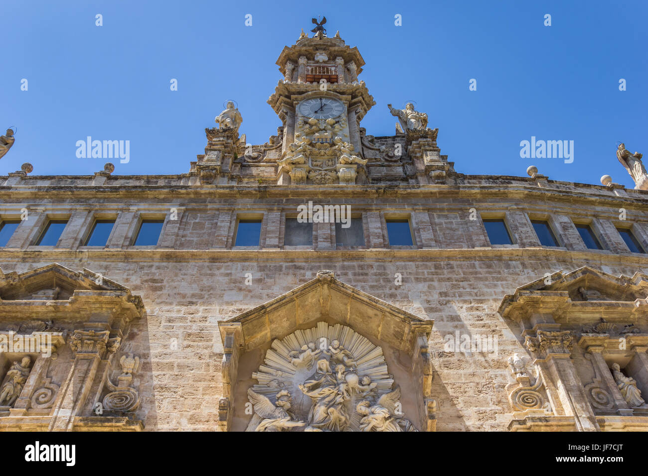 Facade of the Santos Juanes church in Valencia, Spain Stock Photo - Alamy