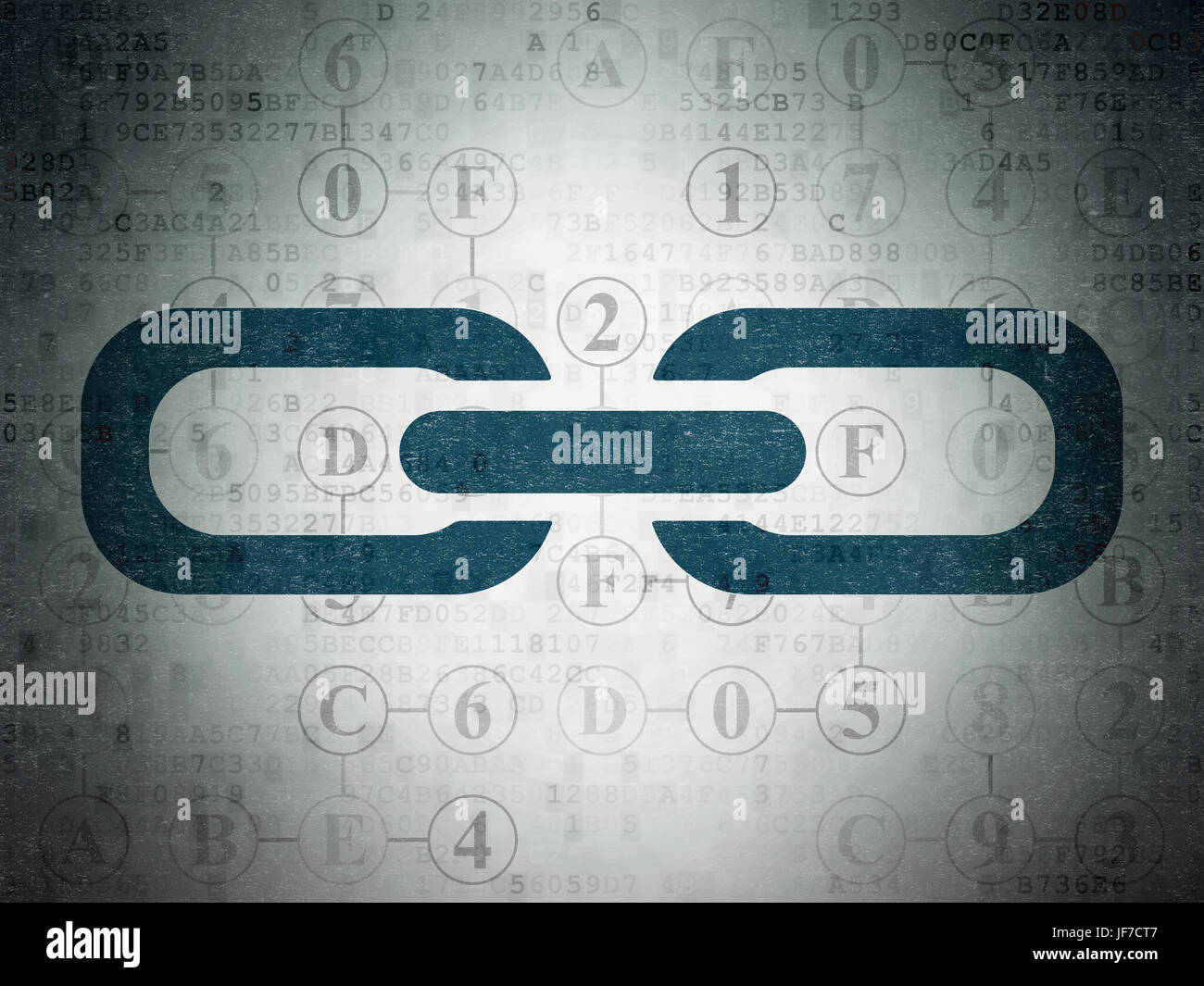 Web design concept: Link on Digital Data Paper background Stock Photo ...