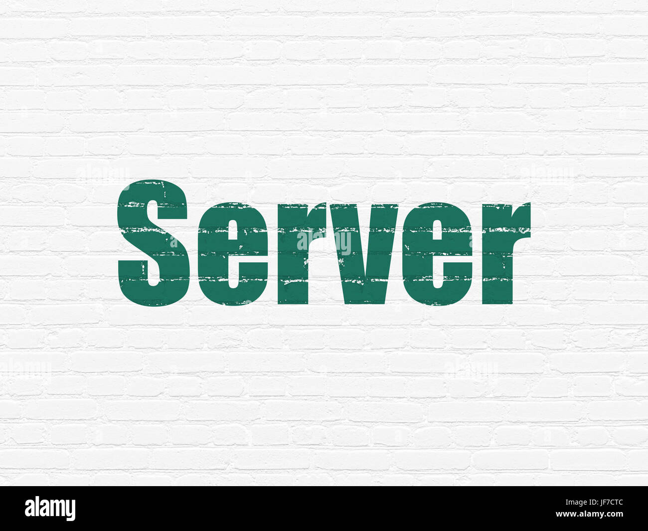 Web development concept: Server on wall background Stock Photo - Alamy