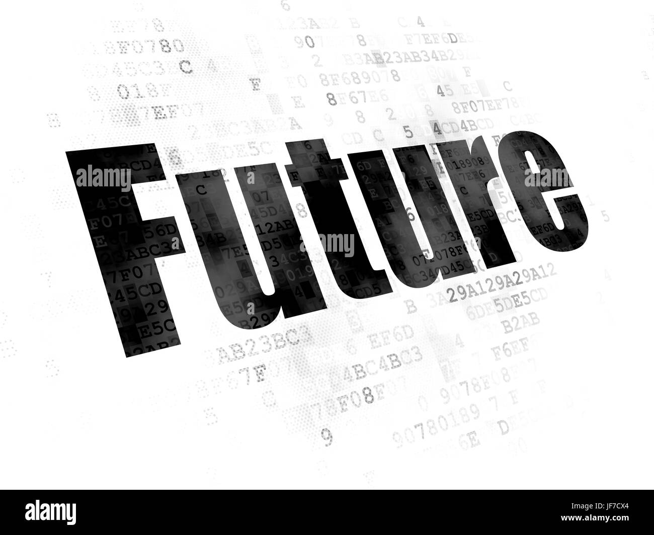 Timeline concept: Future on Digital background Stock Photo - Alamy