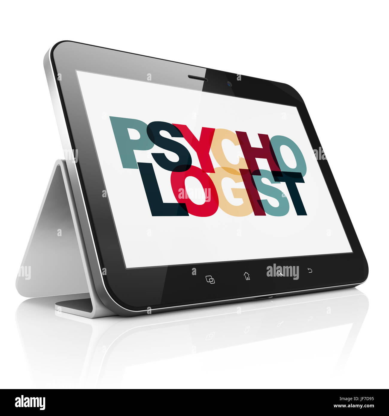 Healthcare concept: Tablet Computer with Psychologist on display Stock ...