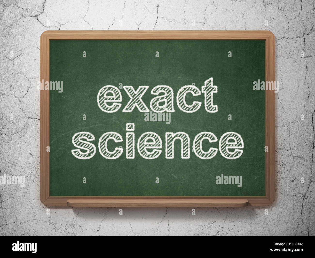 Science concept: Exact Science on chalkboard background Stock Photo - Alamy