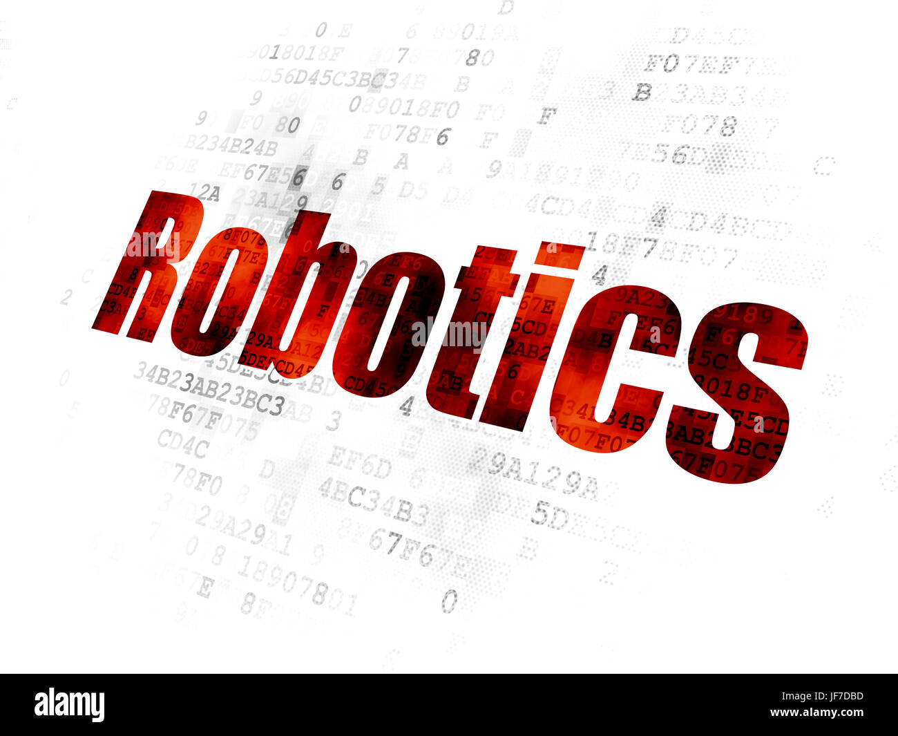 Science concept: Robotics on Digital background Stock Photo - Alamy