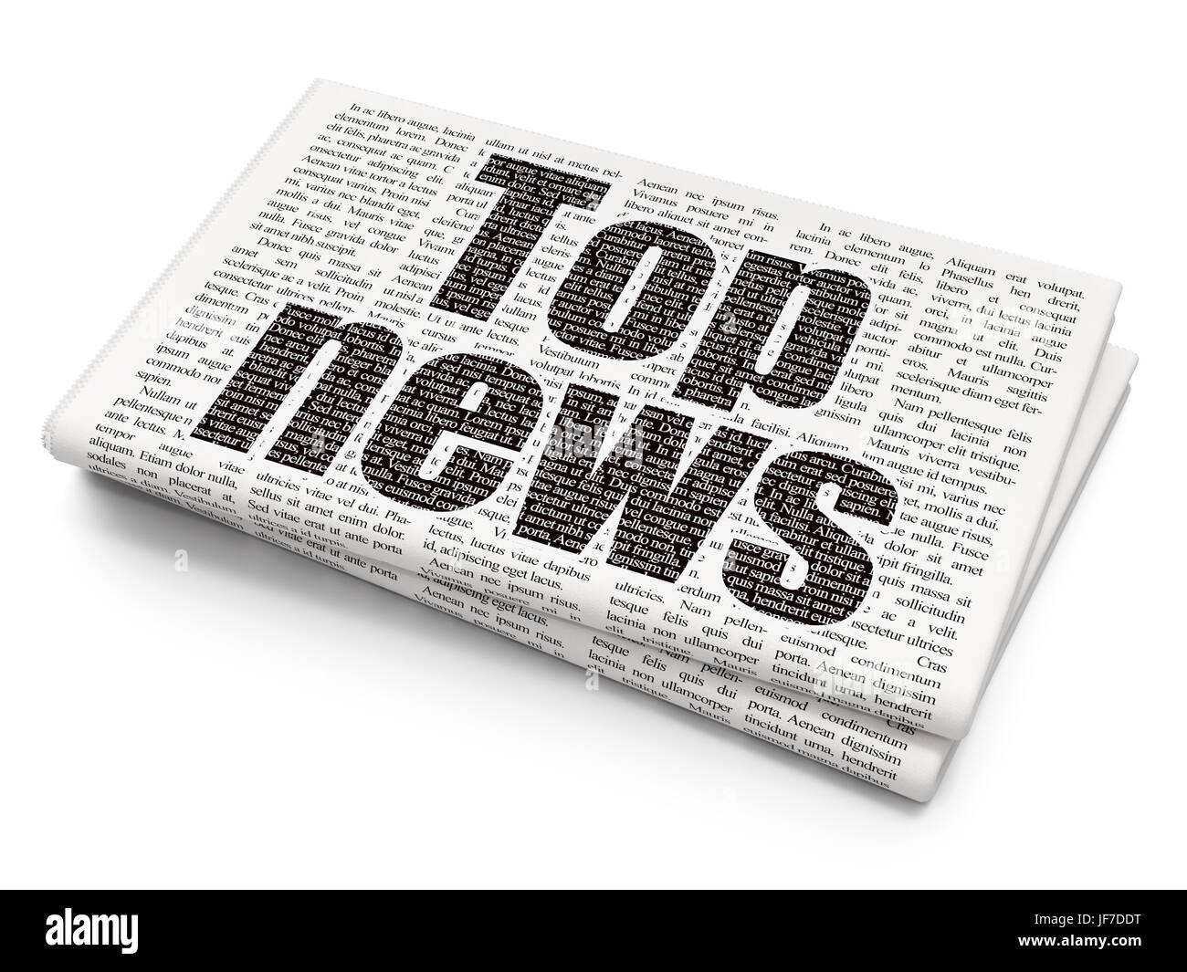 News concept: Top News on Newspaper background Stock Photo - Alamy