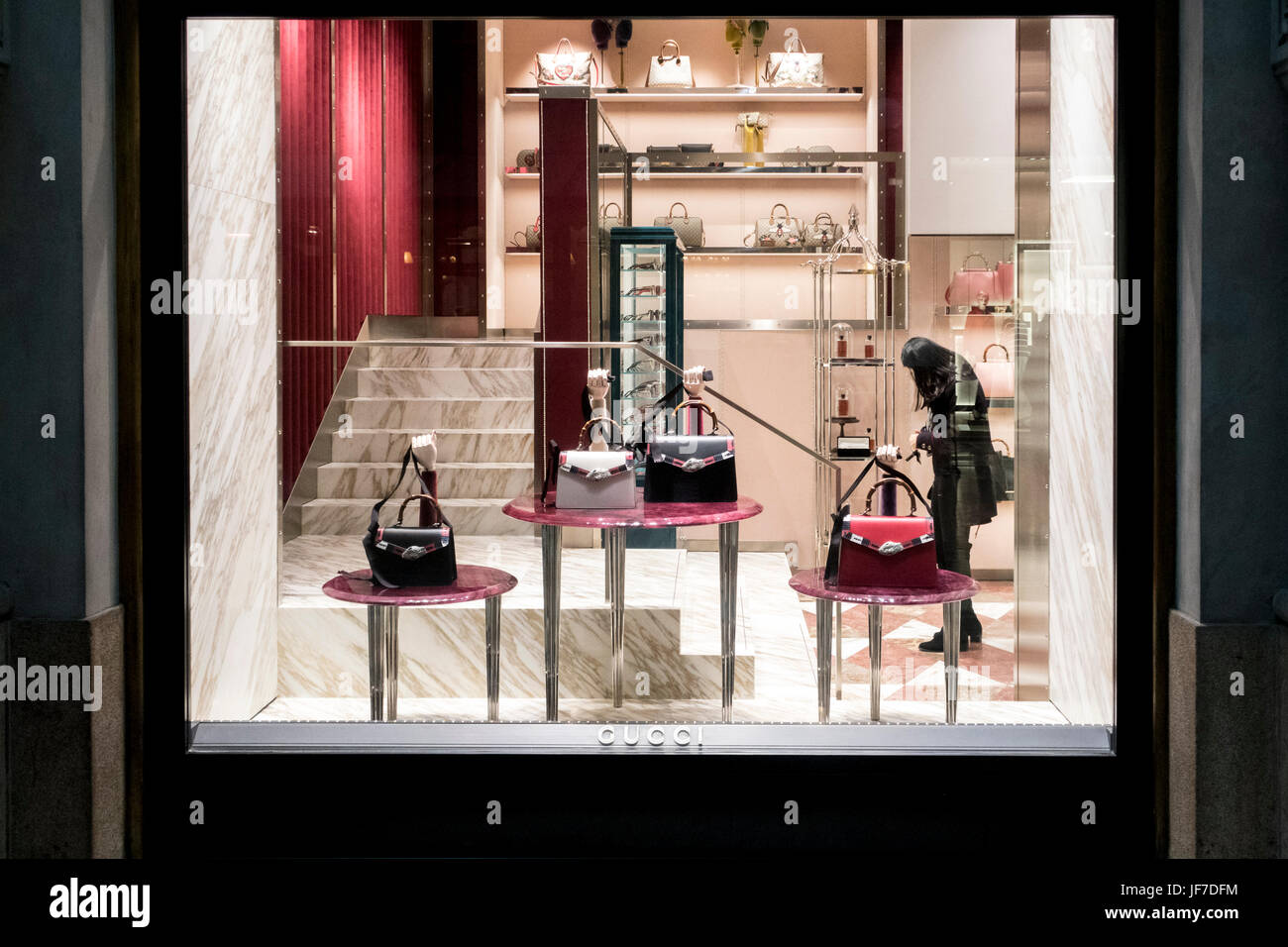 Gucci Shop Milan Italy High Resolution Stock Photography and Images - Alamy
