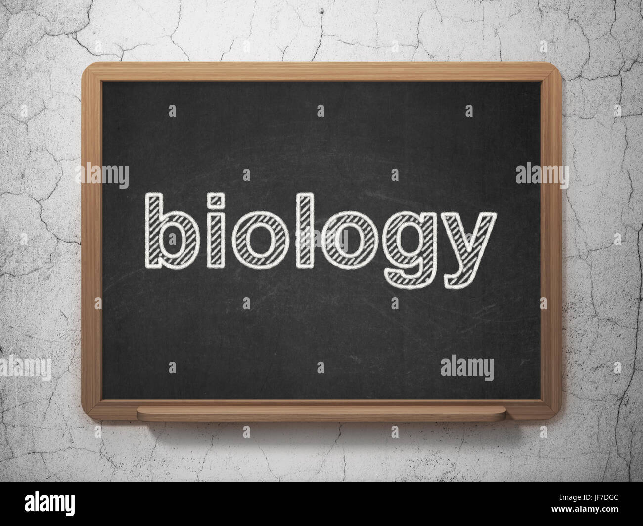 Studying concept: Biology on chalkboard background Stock Photo - Alamy