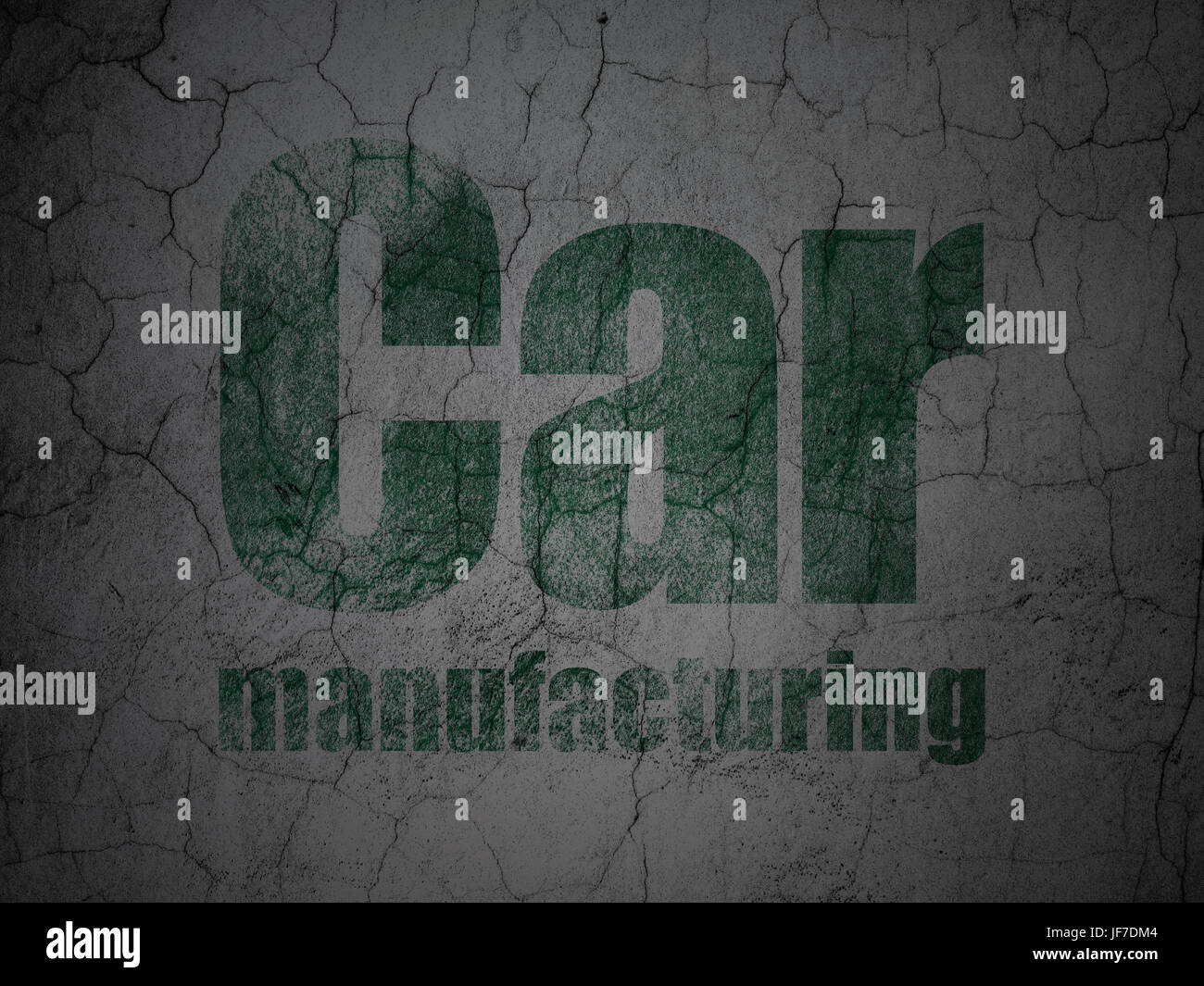 Industry concept: Car Manufacturing on grunge wall background Stock ...