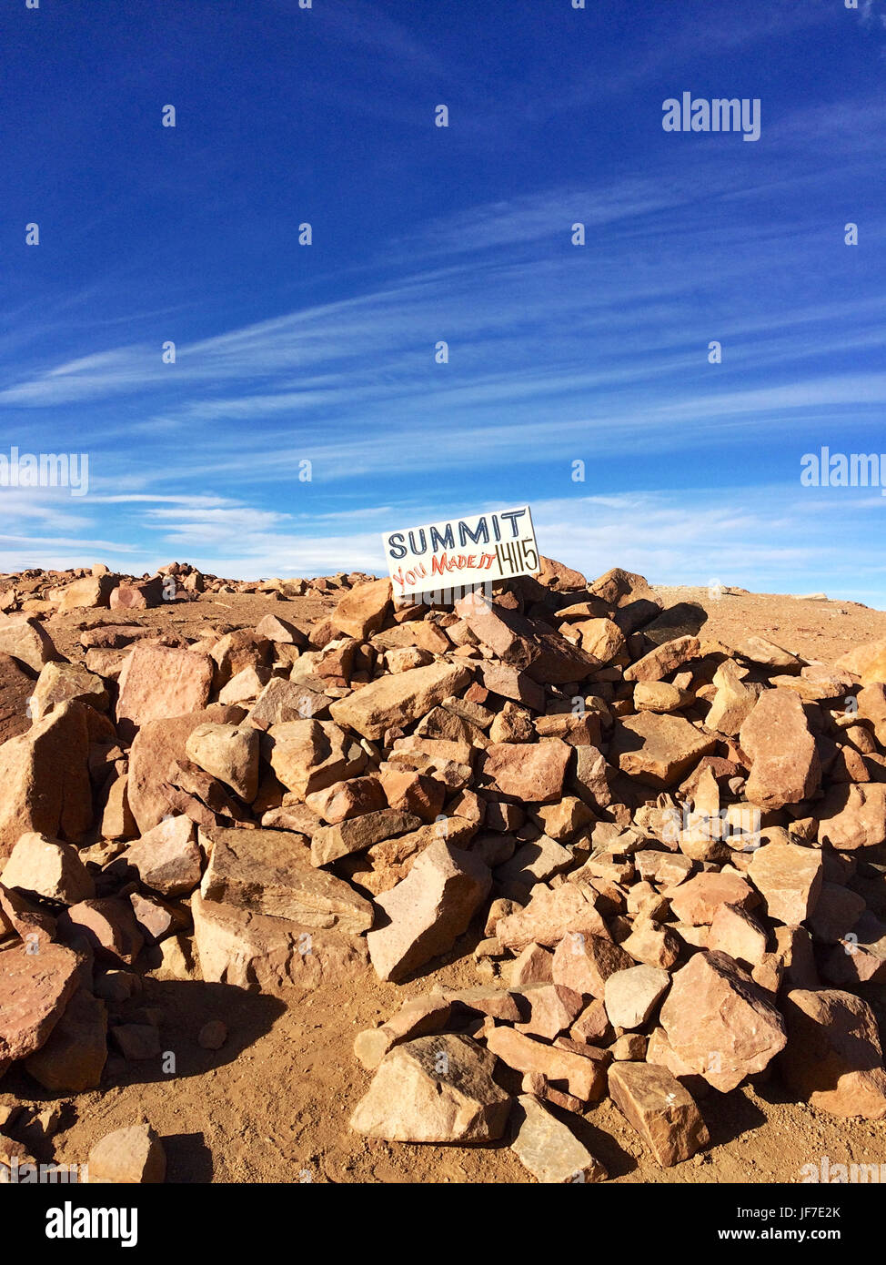 Pikes Peak Sign High Resolution Stock Photography and Images - Alamy