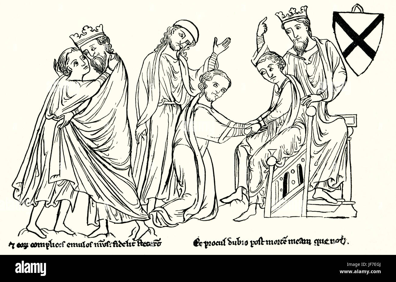 'Lives of the Offas' by Matthew Paris. Benedictine monk, English ...