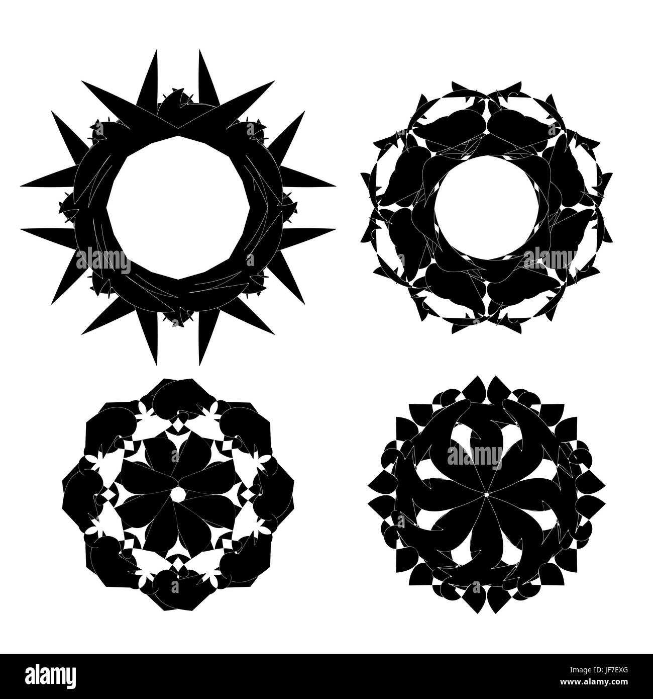 Black elements Black and White Stock Photos & Images - Alamy