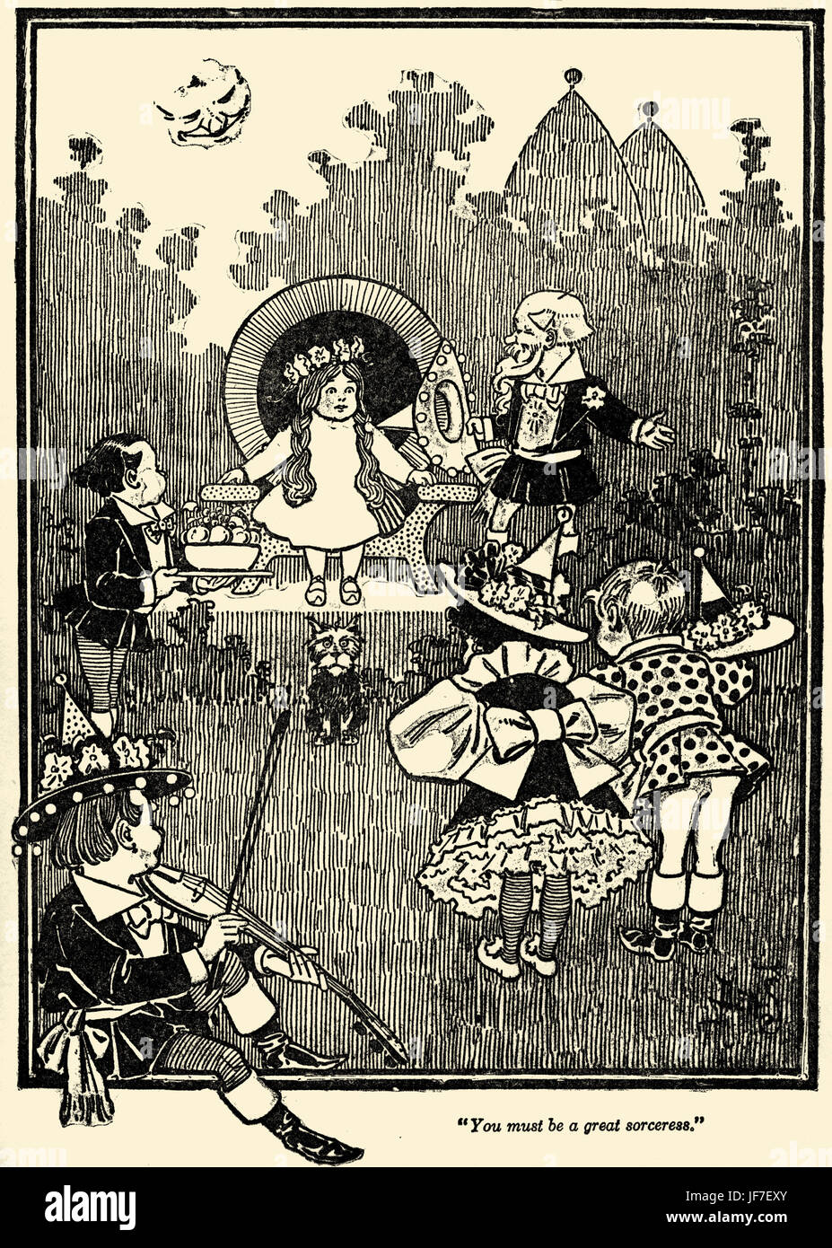 Munchkins wizard of oz hi-res stock photography and images - Alamy