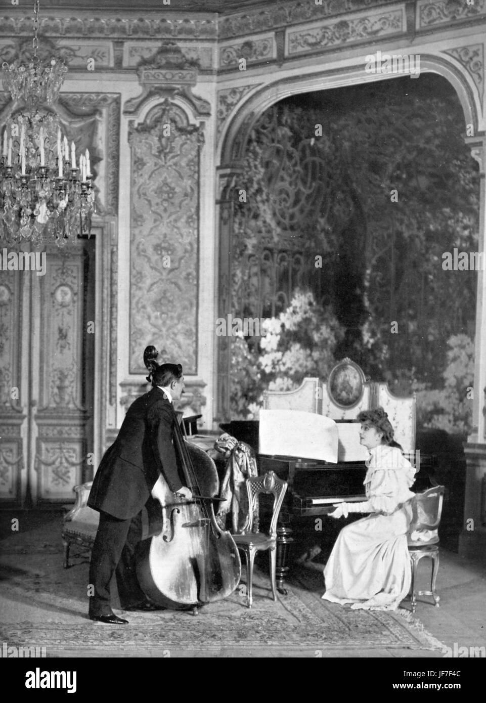 Louis Gauthier as Anatole Guillemard and Jeanne Thomassin as Suzanne ...
