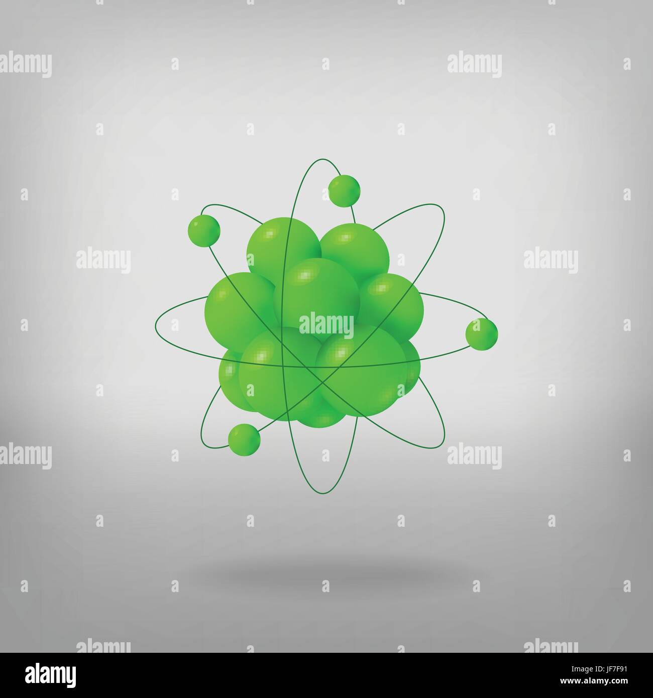 3d abstract atom structure Stock Vector Image & Art - Alamy
