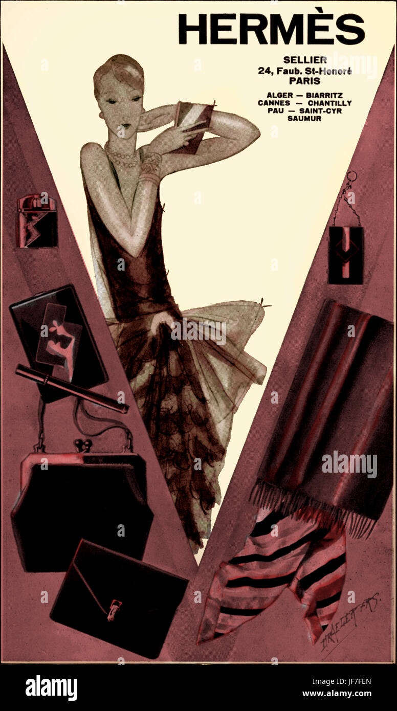Hermes scarf advertisement hi-res stock photography and images - Alamy