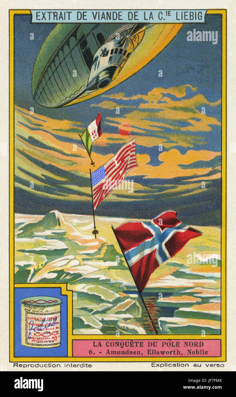 Amundsen, Ellsworth, Nobile. Amundsen organised the first flight to ...