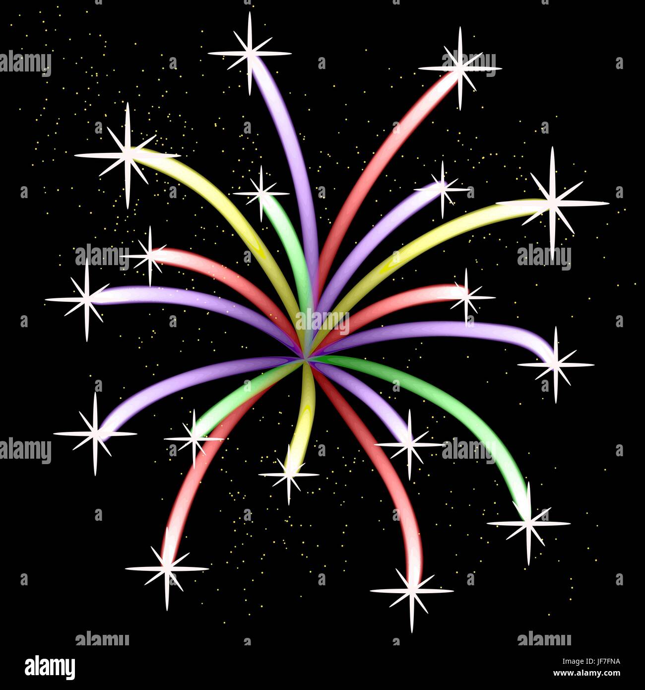 Nighttime light display Stock Vector Images - Alamy