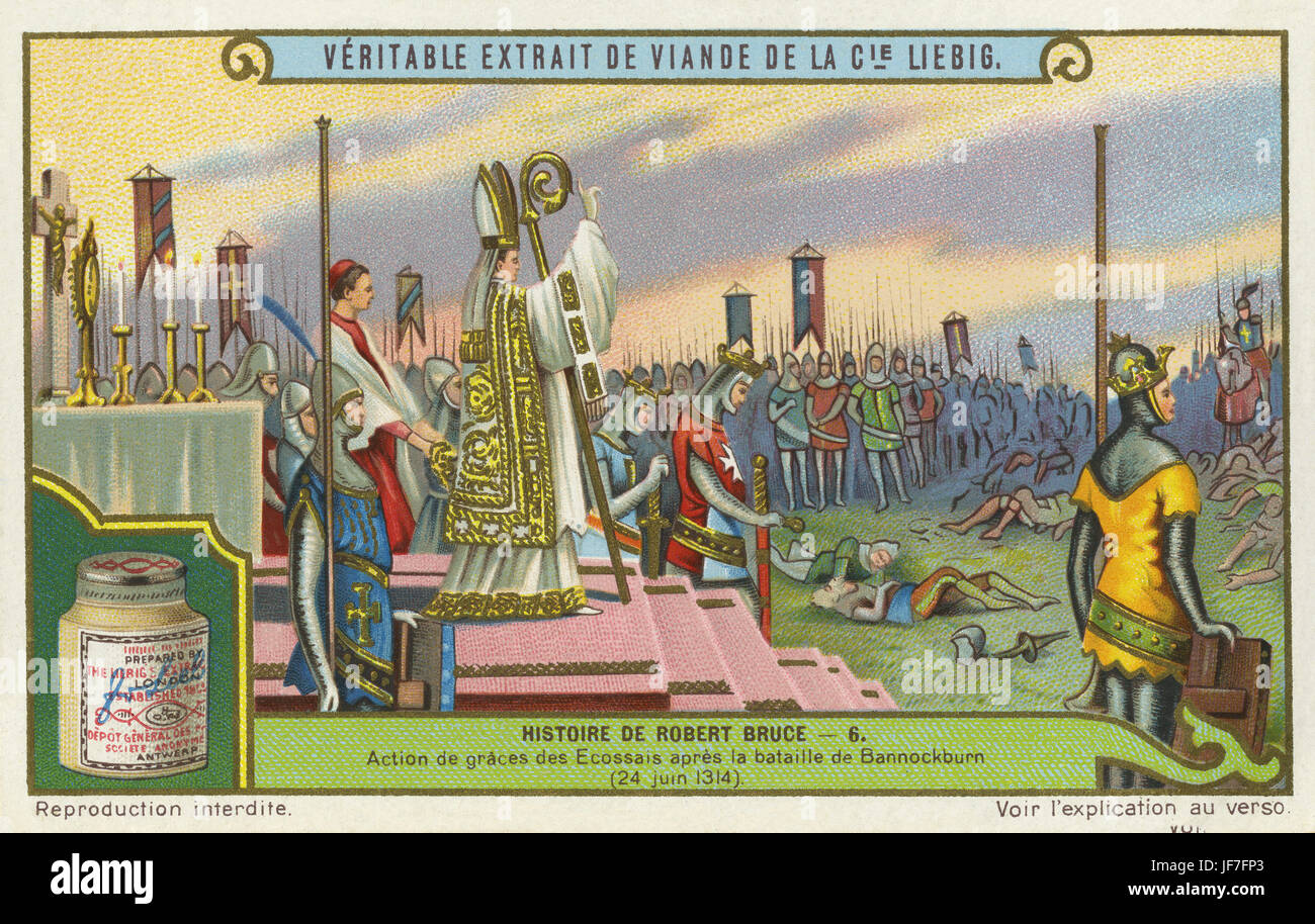 Robert the Bruce - religious rites performed after the Battle of ...