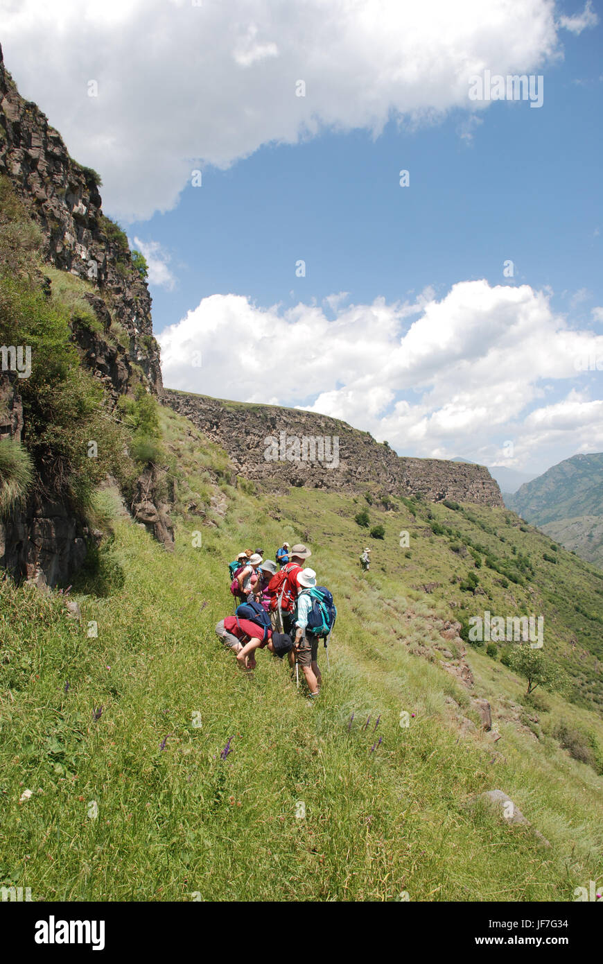 Trekking in the Geghama mountains of Armenia Stock Photo - Alamy