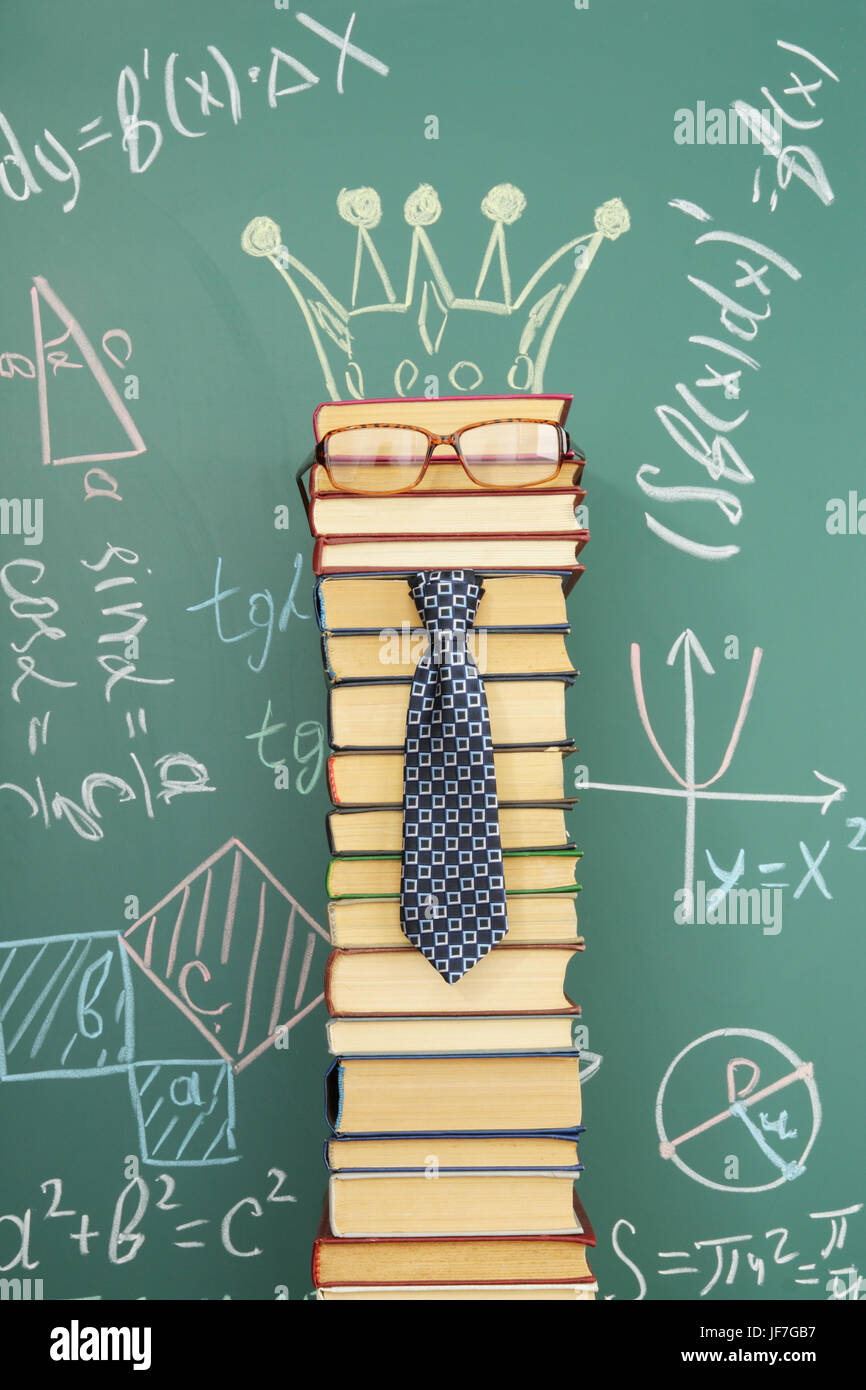 Education unusual concept, mathematics is the Queen of Sciences Stock ...