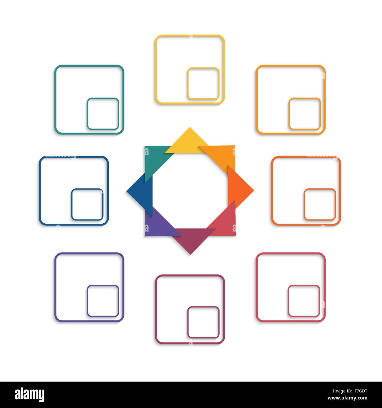 3d graph infographic modern Cut Out Stock Images & Pictures - Alamy