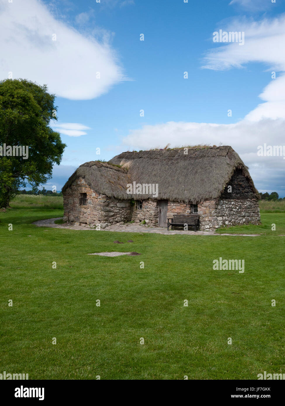 Leanach cottage culloden battlefield hi-res stock photography and ...