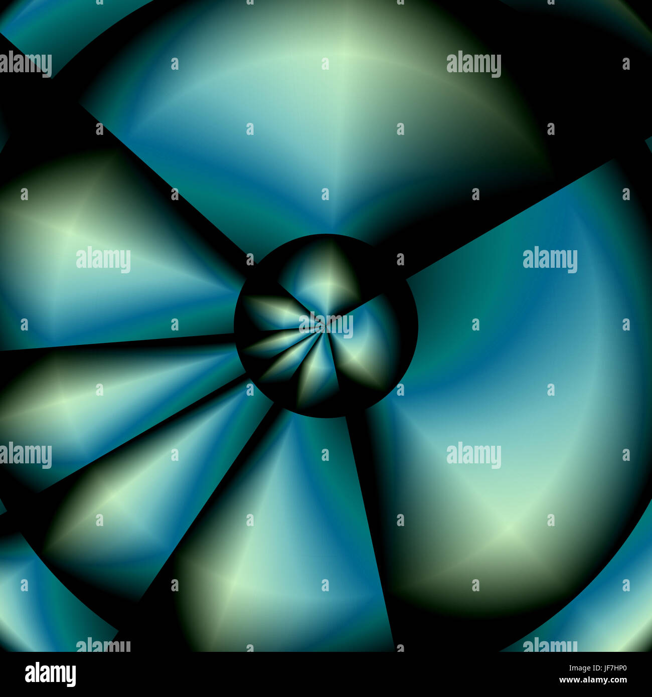 Digital art, abstract three-dimensional objects with soft lighting ...