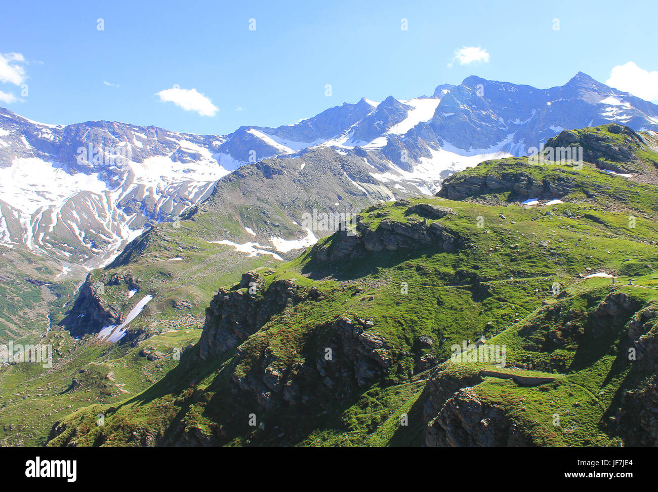 a panorama with Italian Alps Stock Photo - Alamy