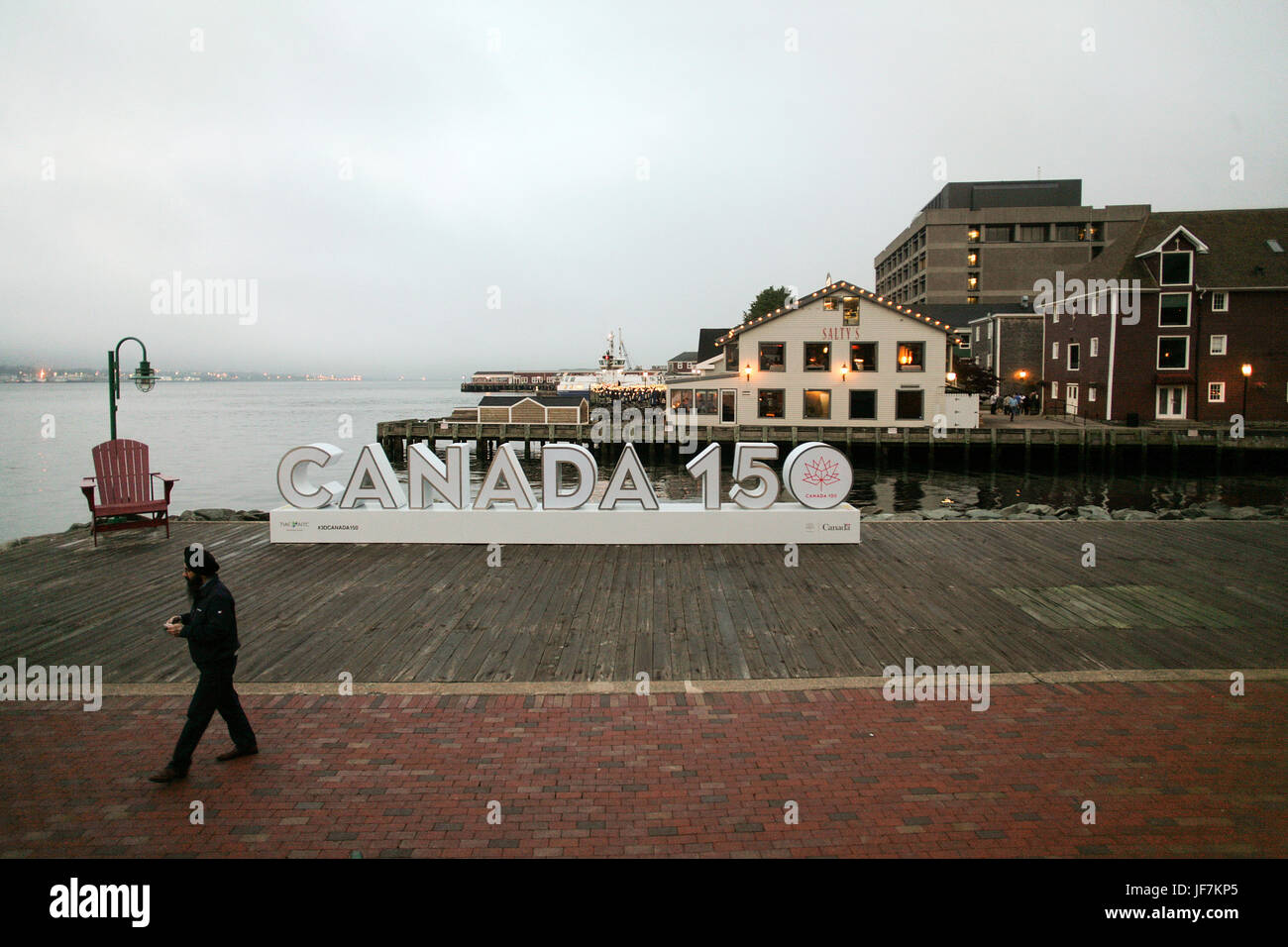 Canada 150 Celebration Sign High Resolution Stock Photography and ...