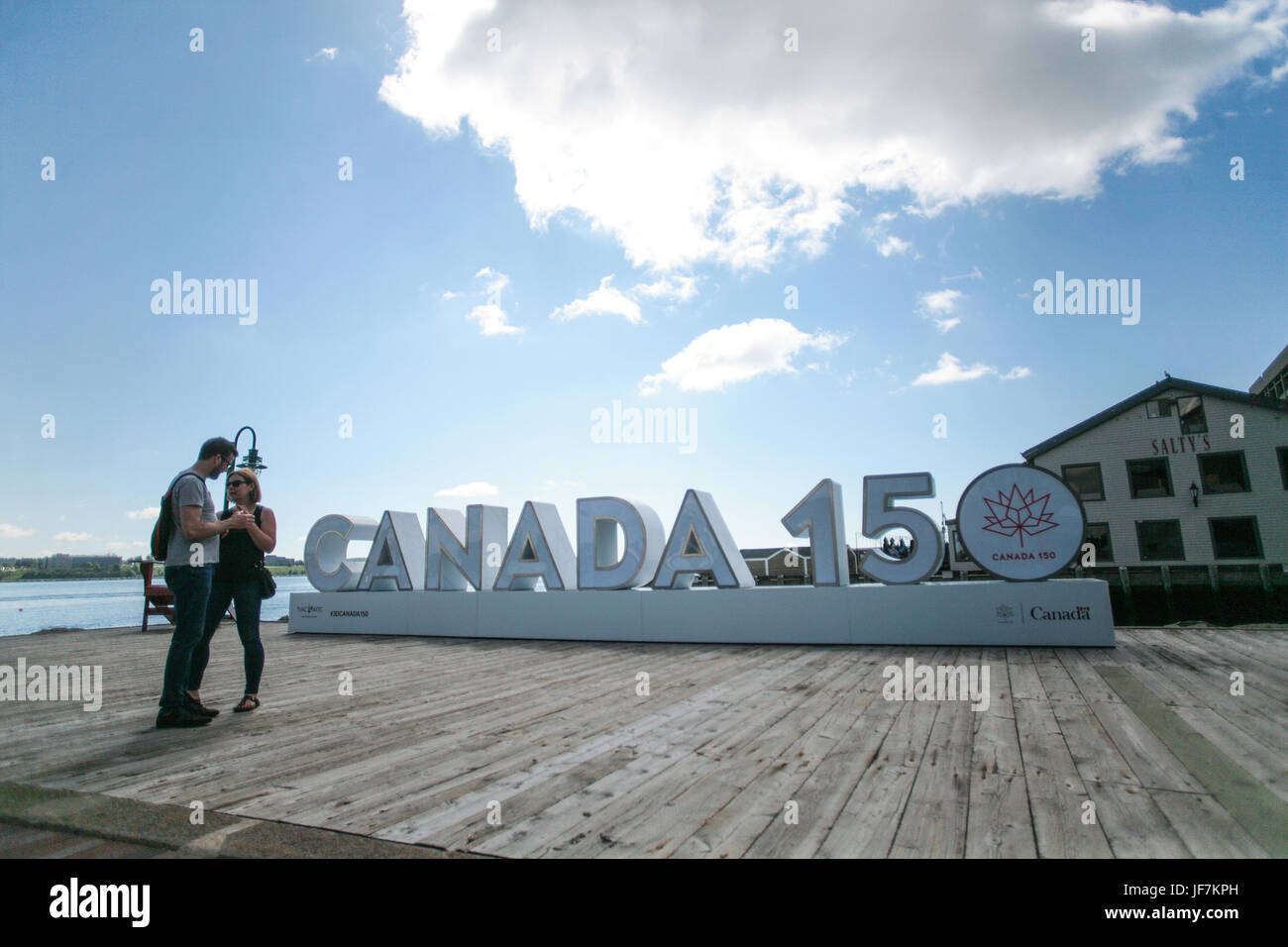Canada 150 Celebration Sign High Resolution Stock Photography and ...