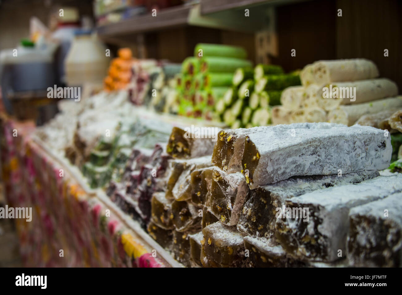 Kurdish sweets, Bazaar in Erbil or Hawler, capital of Iraq Kurdistan ...