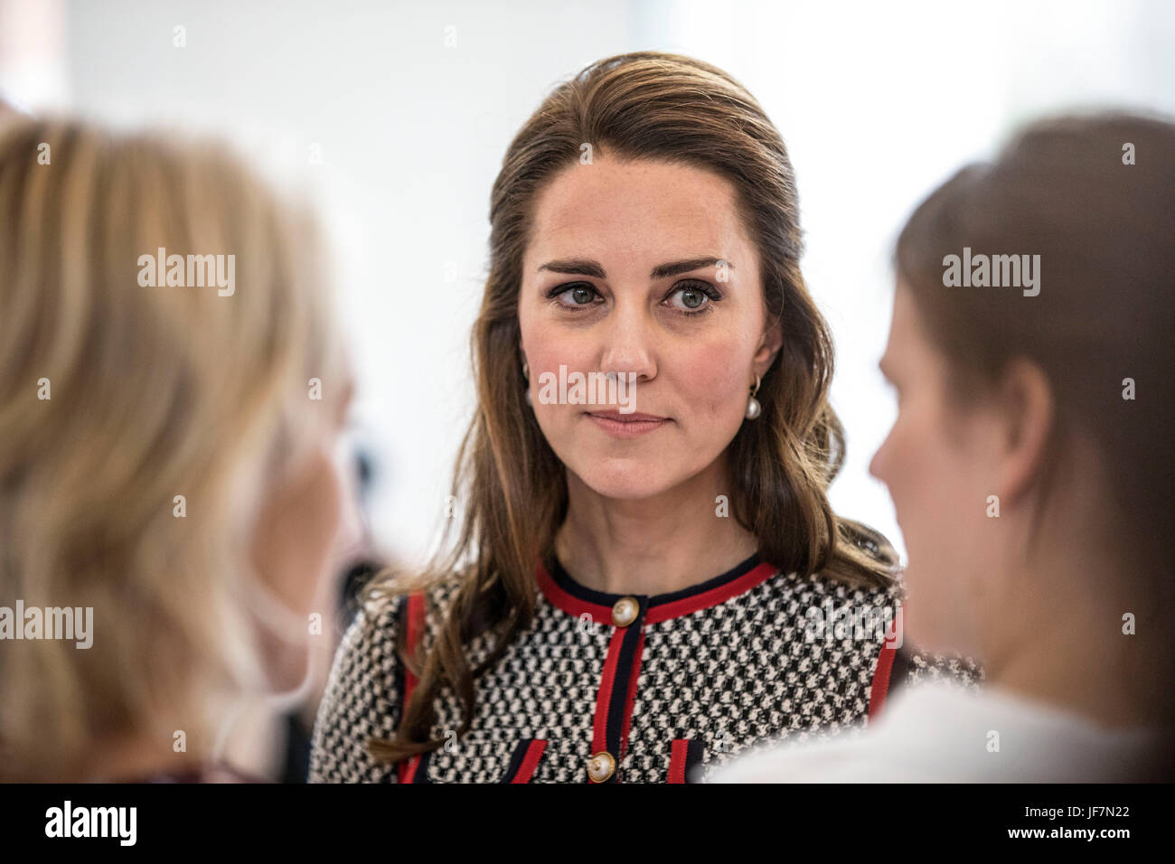 The Duchess of Cambridge during a visit to the Victoria and Albert ...