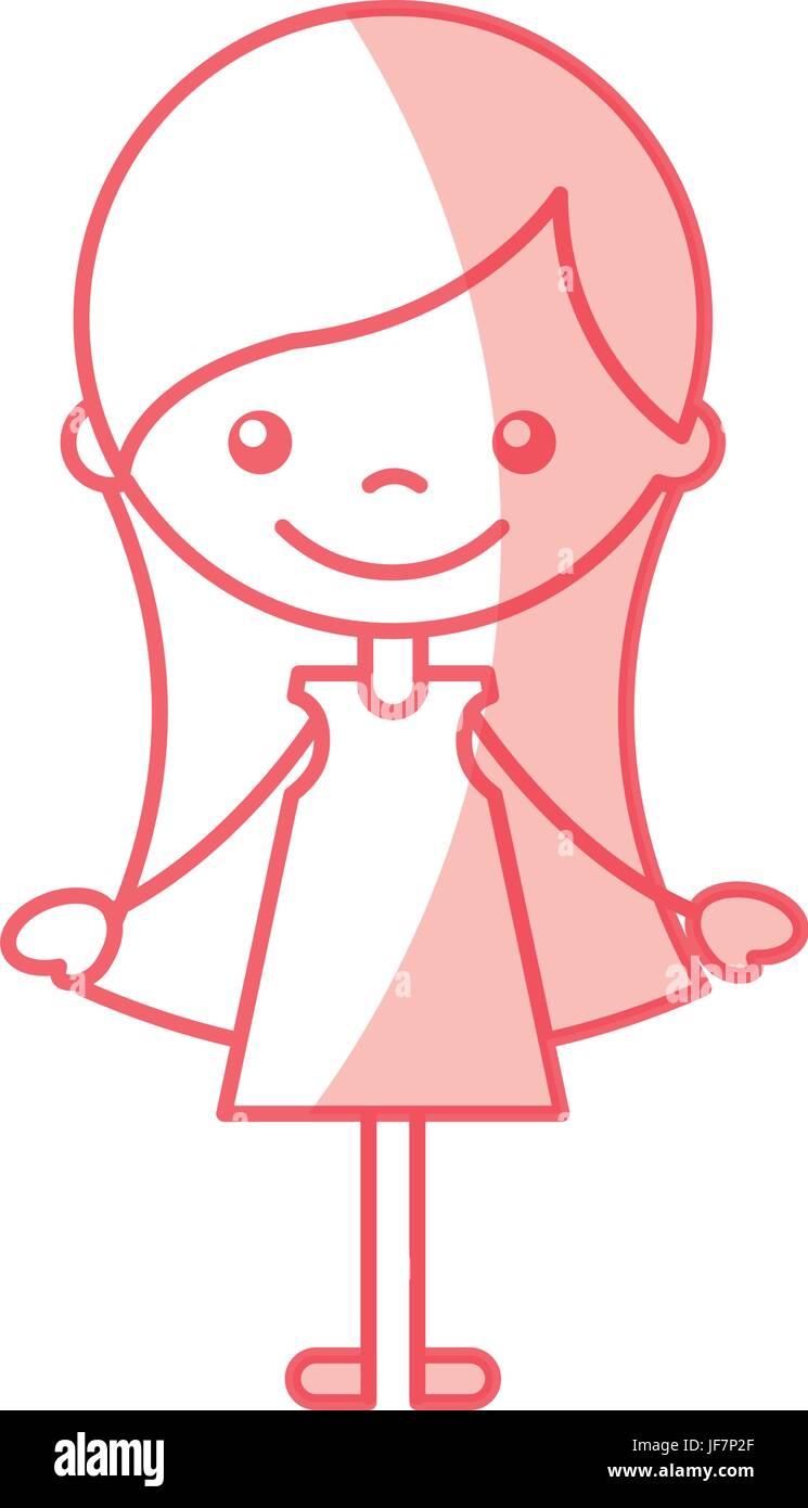 cute girl character icon Stock Vector Image & Art - Alamy