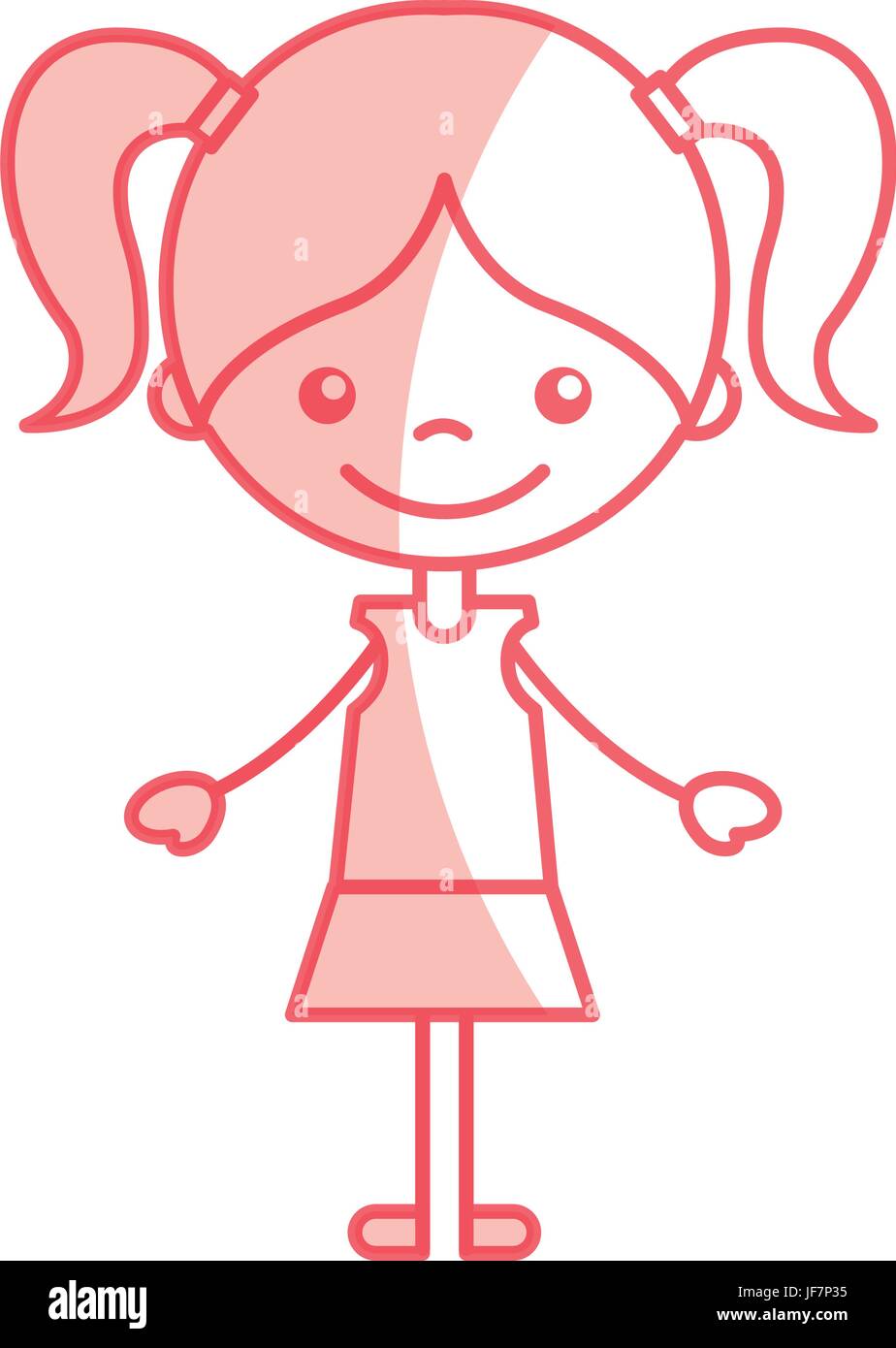 cute girl character icon Stock Vector Image & Art - Alamy
