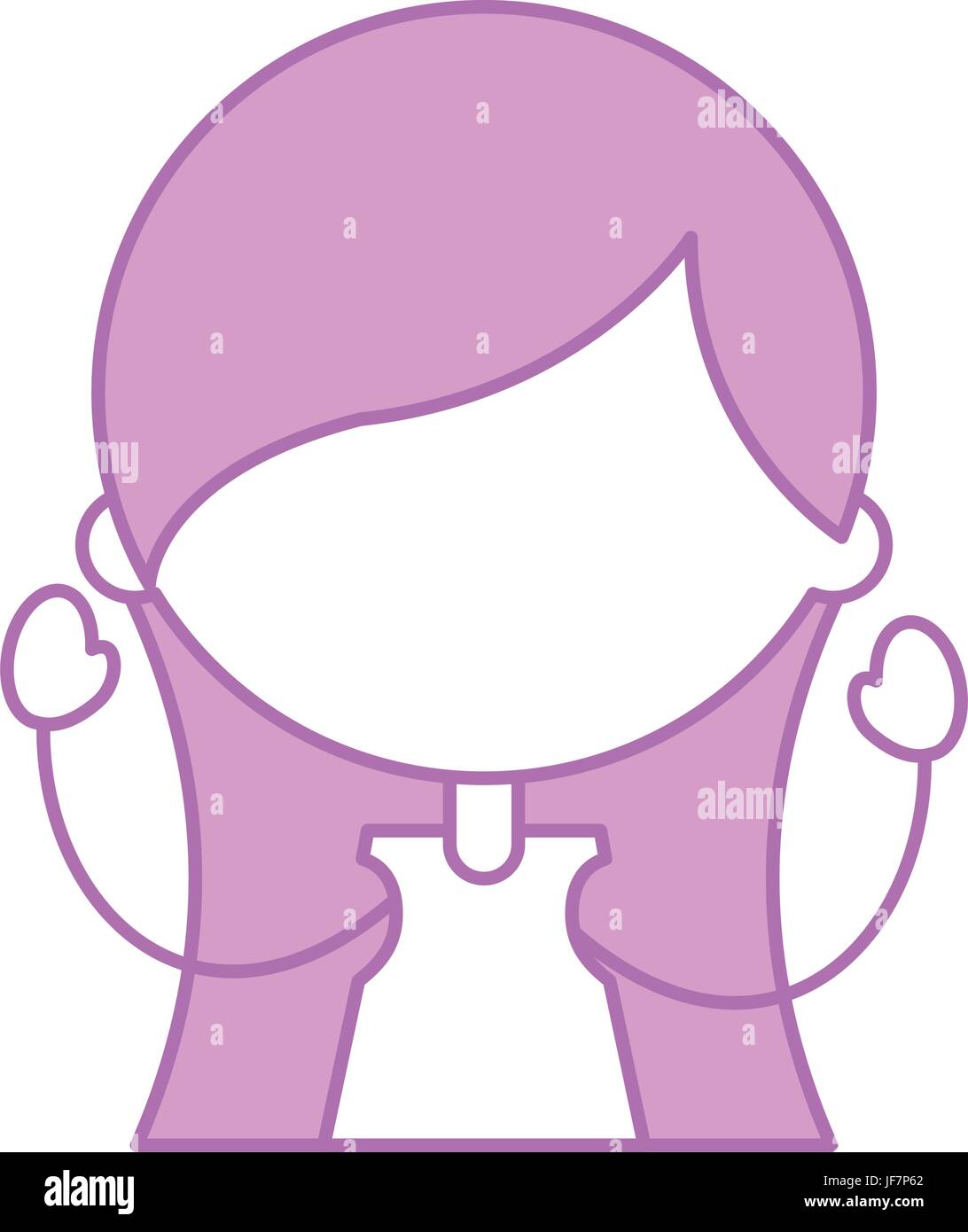 cute girl character icon Stock Vector Image & Art - Alamy
