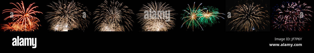 High altitude fireworks Stock Photo - Alamy