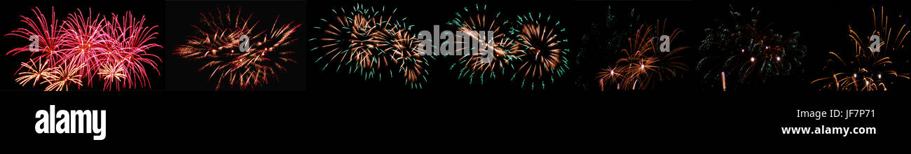 High altitude fireworks Stock Photo - Alamy