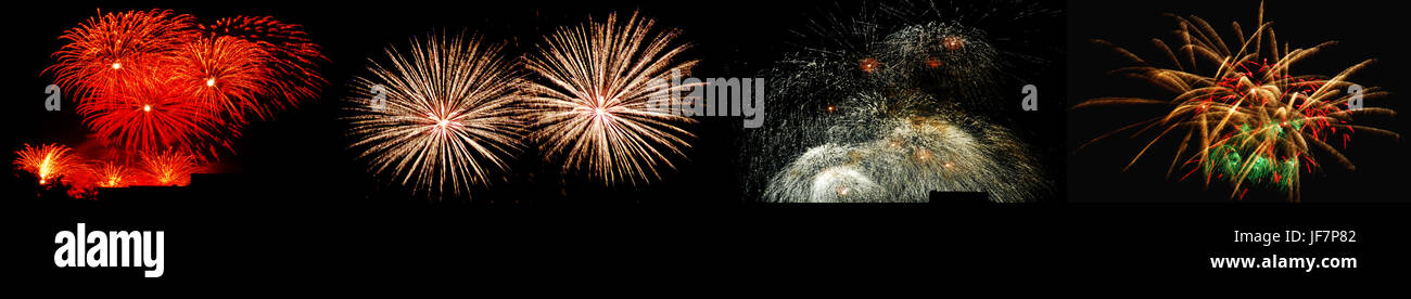 High altitude fireworks Stock Photo - Alamy