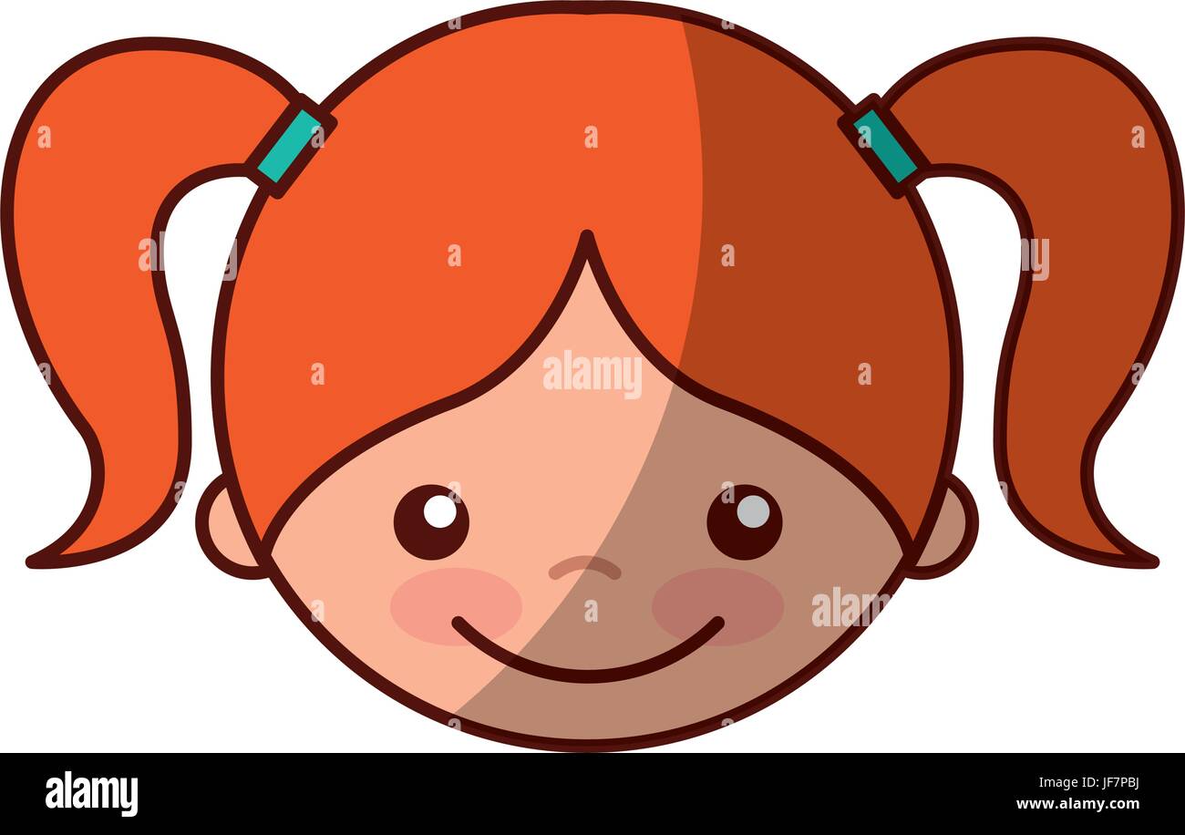 cute girl character icon Stock Vector Image & Art - Alamy
