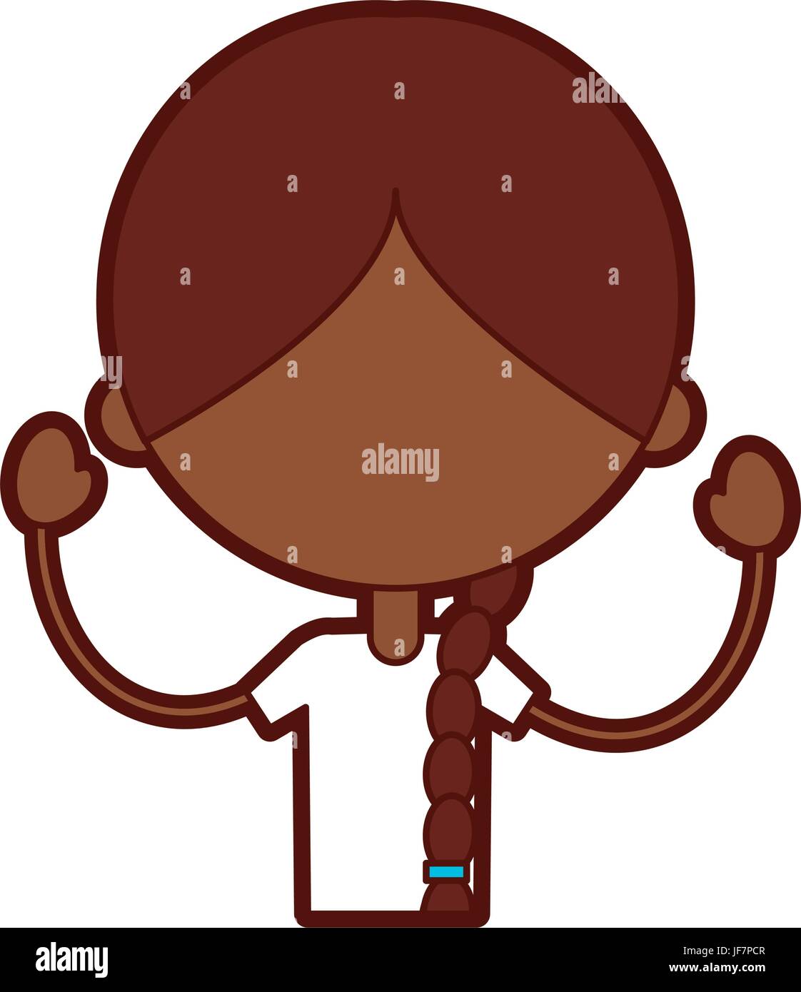 cute black girl character icon Stock Vector Image & Art - Alamy