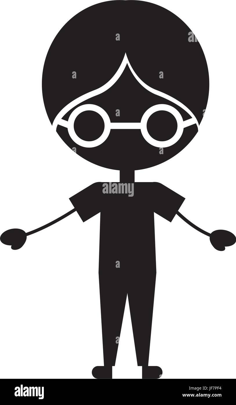 cute boy with glasses character icon Stock Vector Image & Art - Alamy
