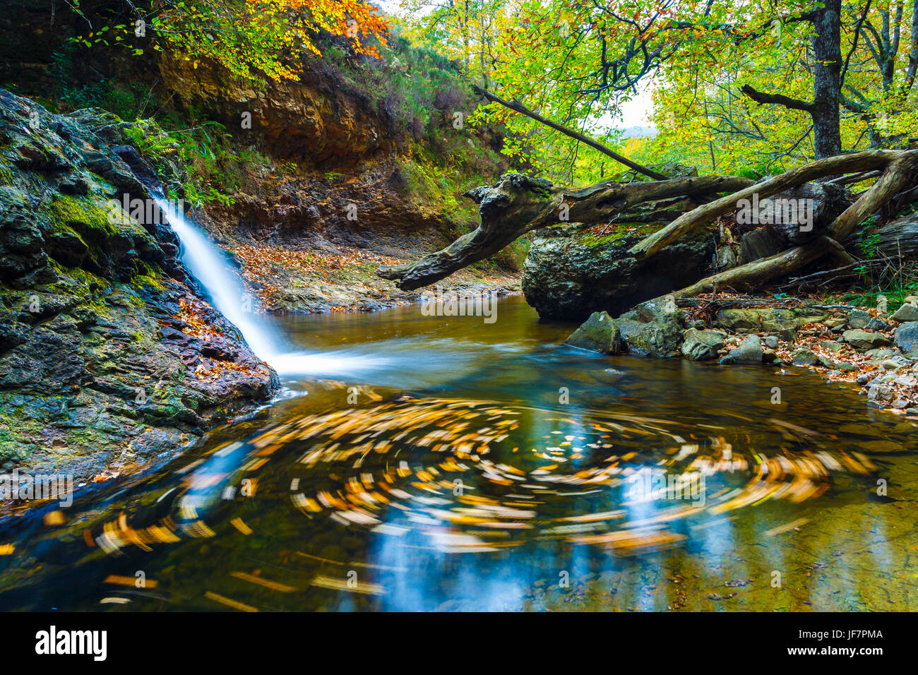 waterfall in a river source Stock Photo - Alamy