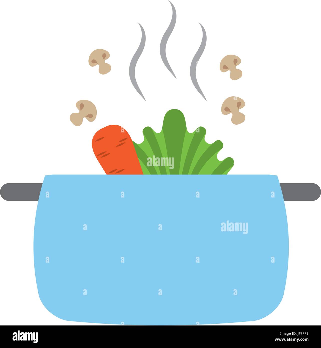 Boiling vegetables Stock Vector Images - Alamy